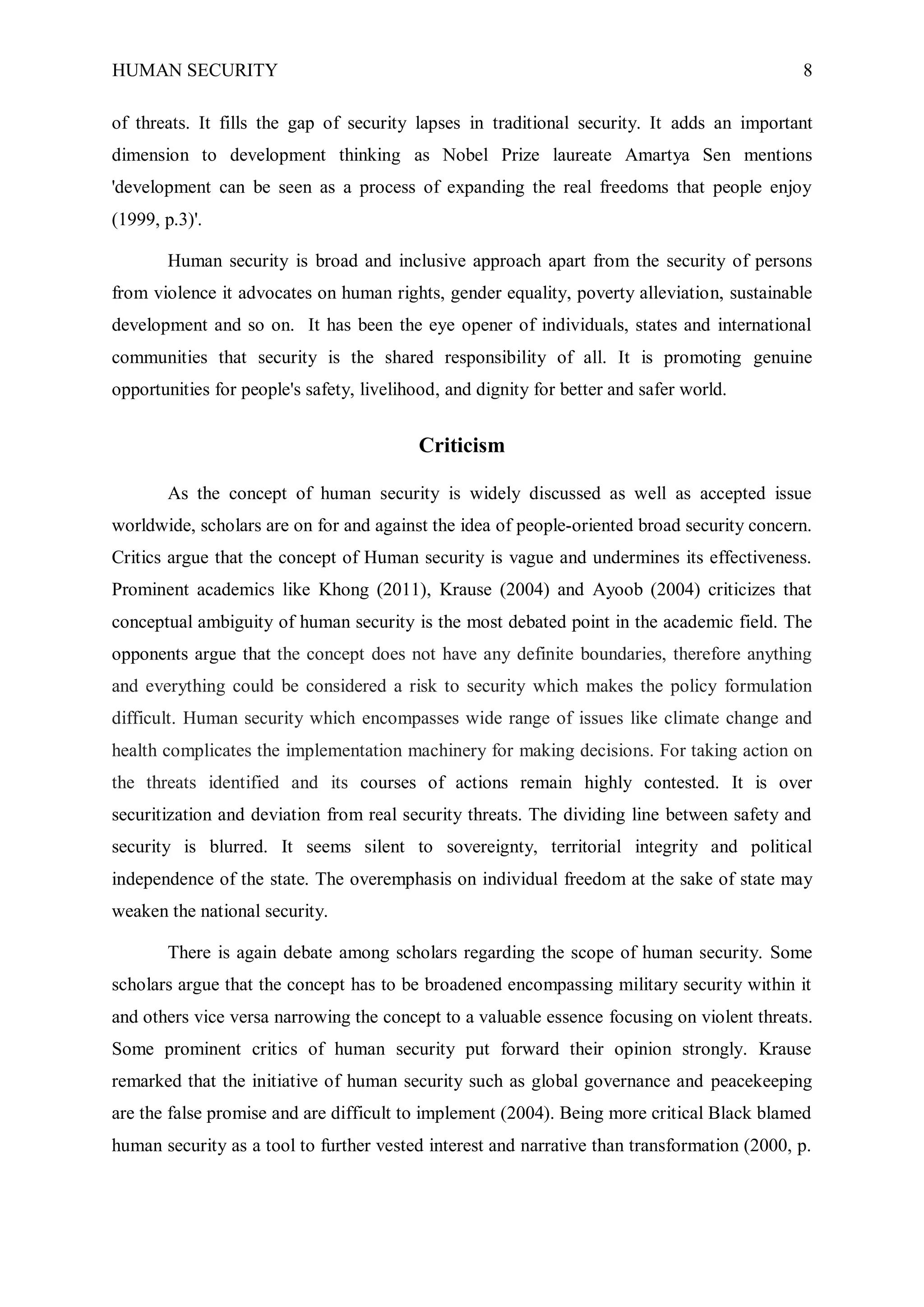 Human security | PDF