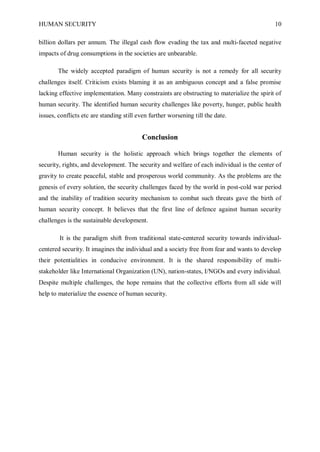 Human security | PDF