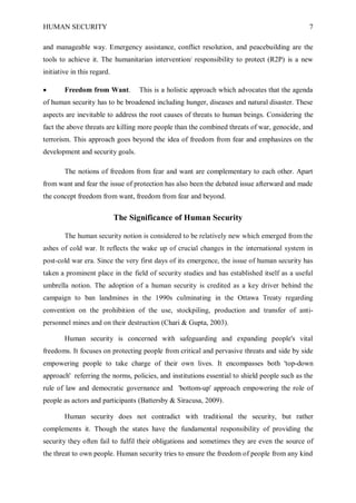 Human security | PDF