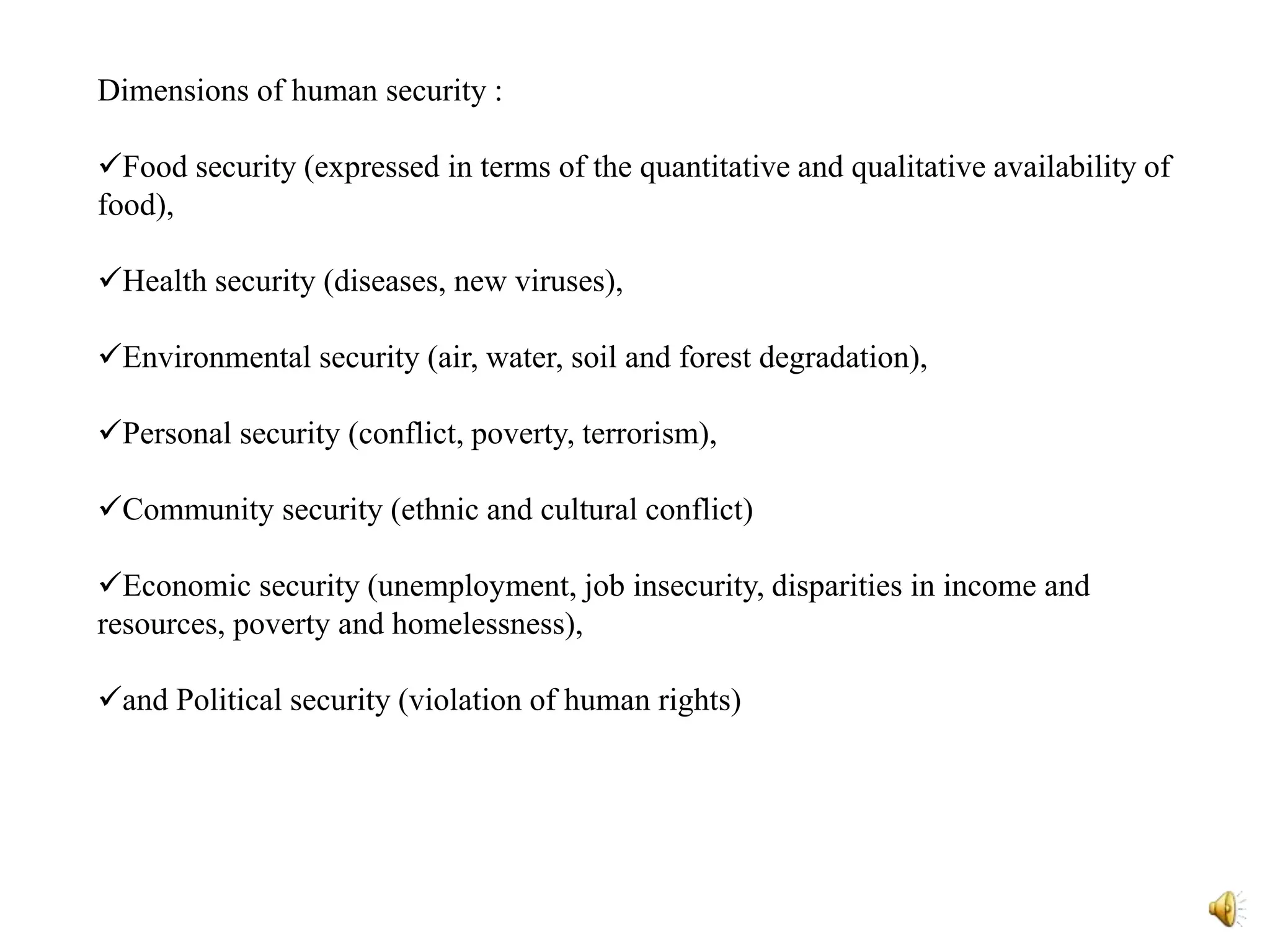 Human Security | PPT