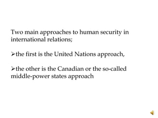 Human Security | PPT