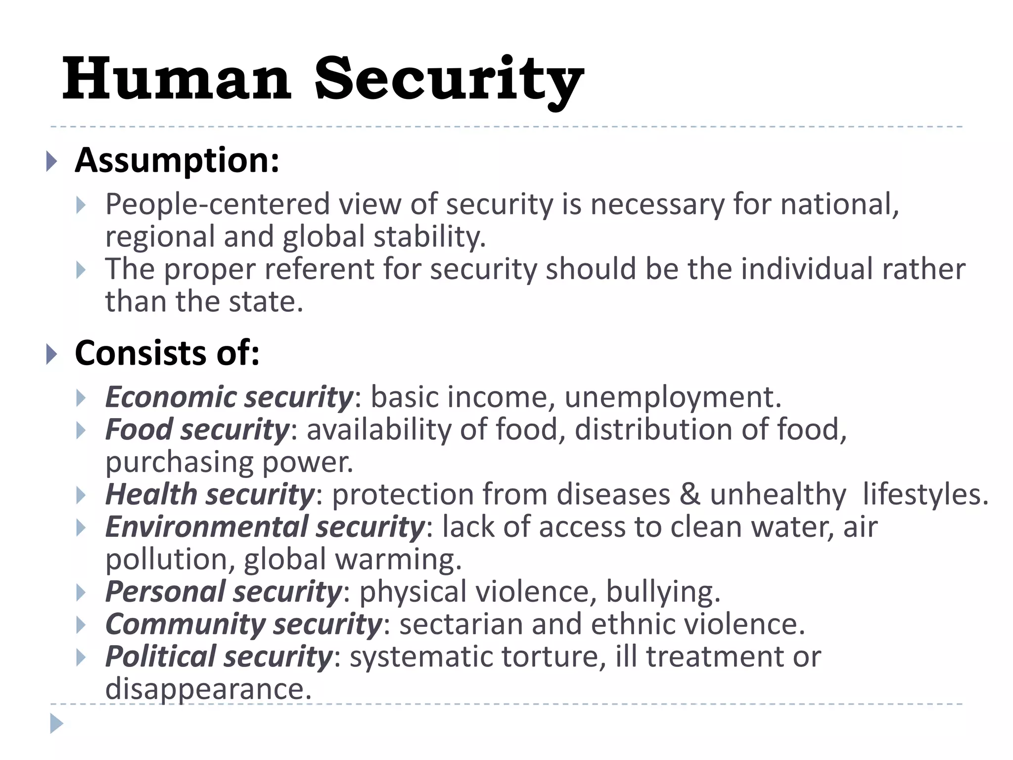 Public Administration and Human Security | PPTX