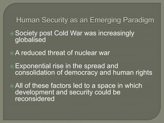 Human security basic overview | PPTX