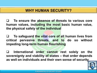 Human Security in Security Studies | PPT