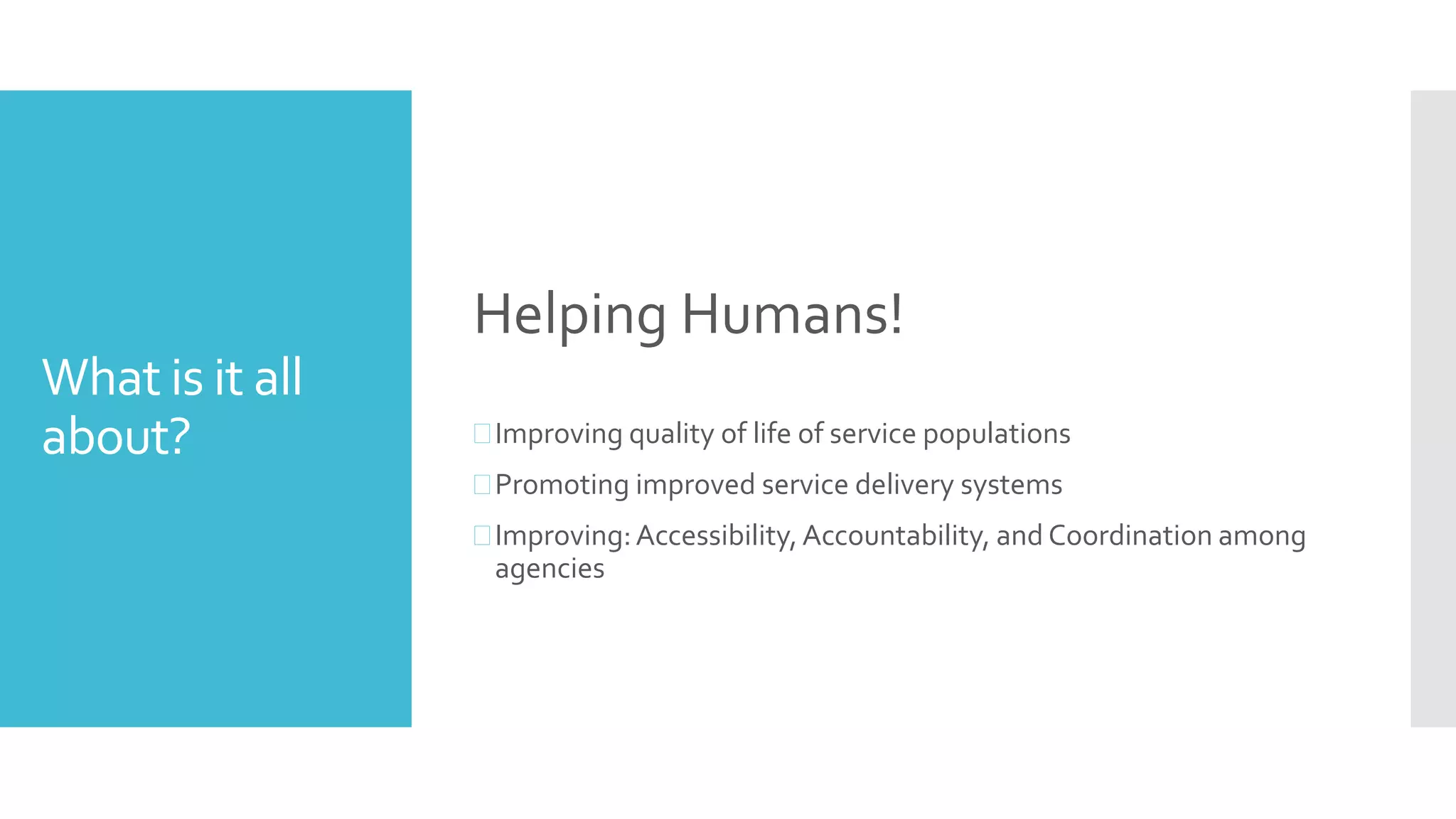 Human services PowerPoint | PPTX