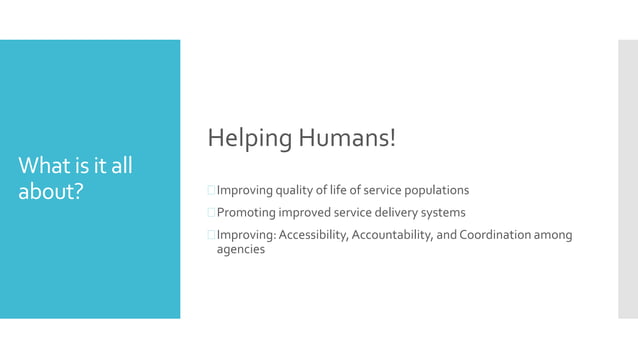 Human services PowerPoint | PPTX