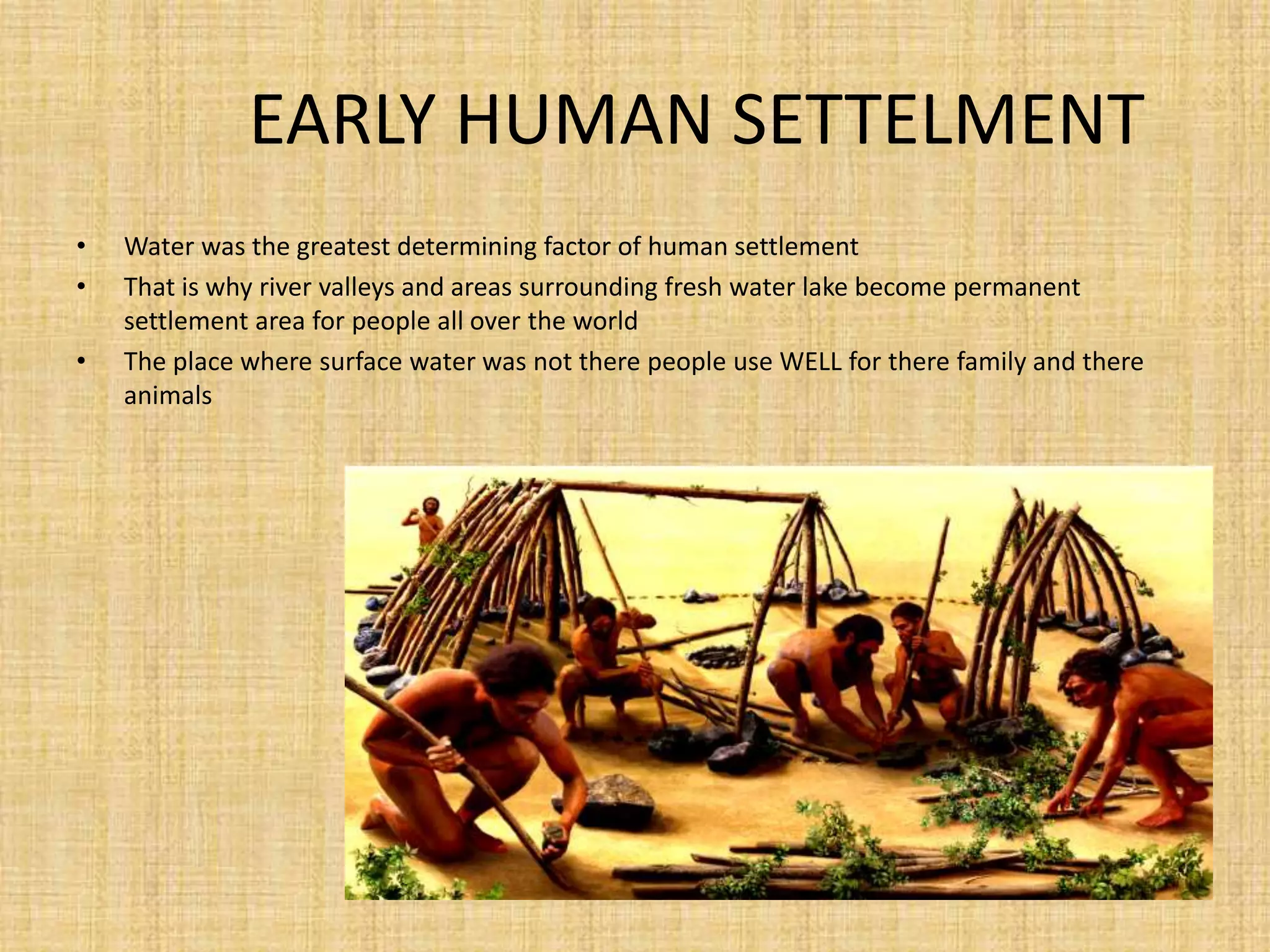 Human settlement | PPTX