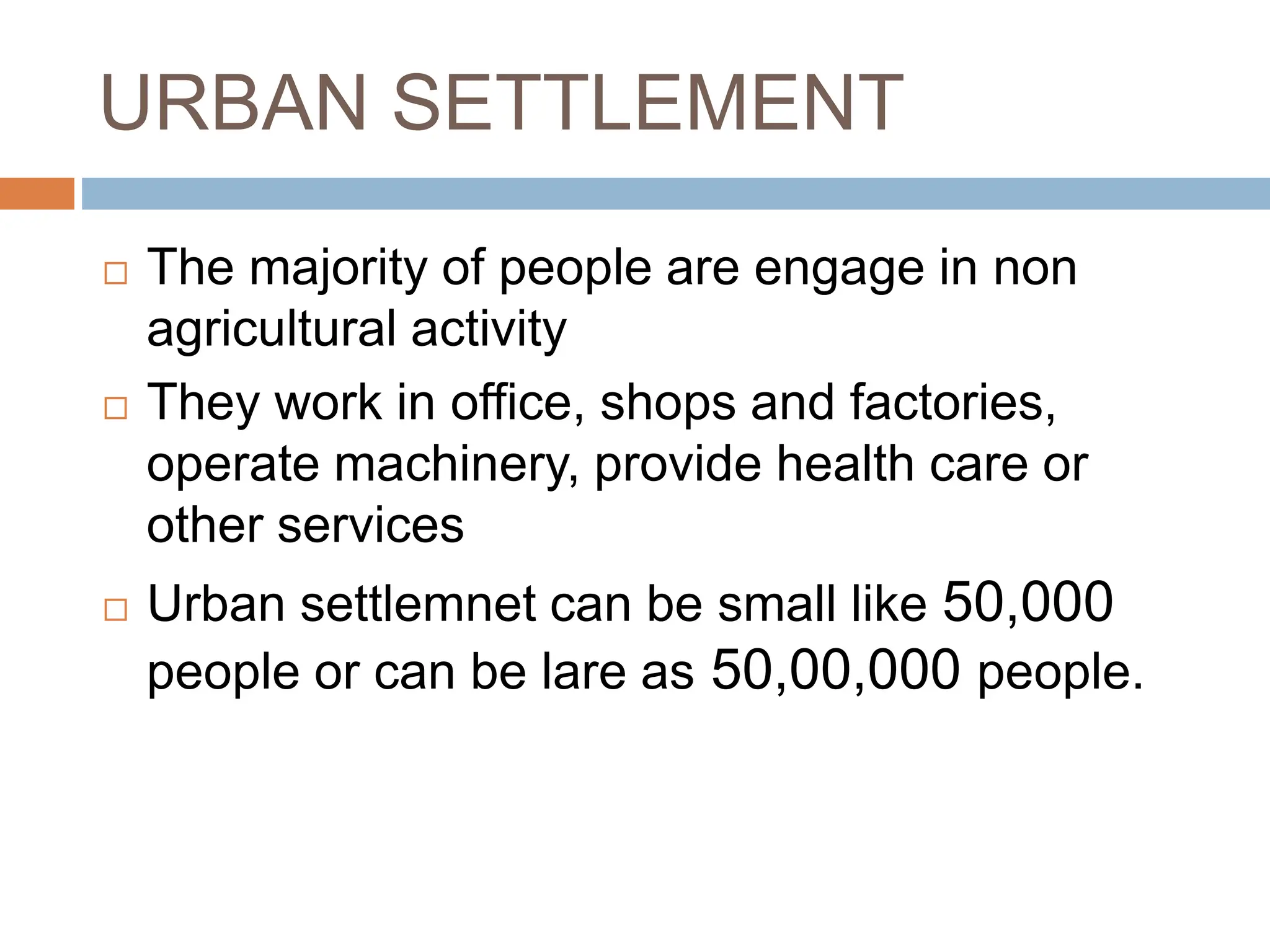 human settlement.pptx