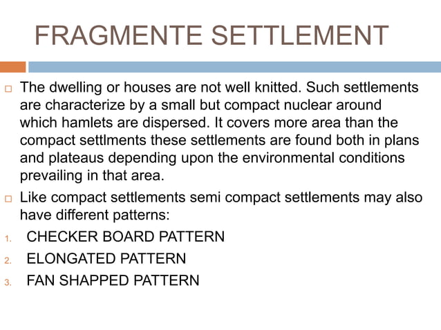 human settlement.pptx