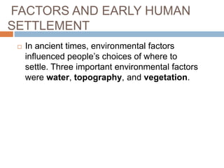 human settlement.pptx