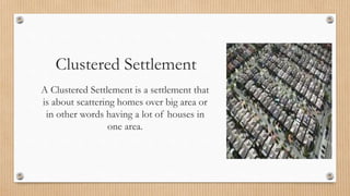 Human settlement pattern | PPTX