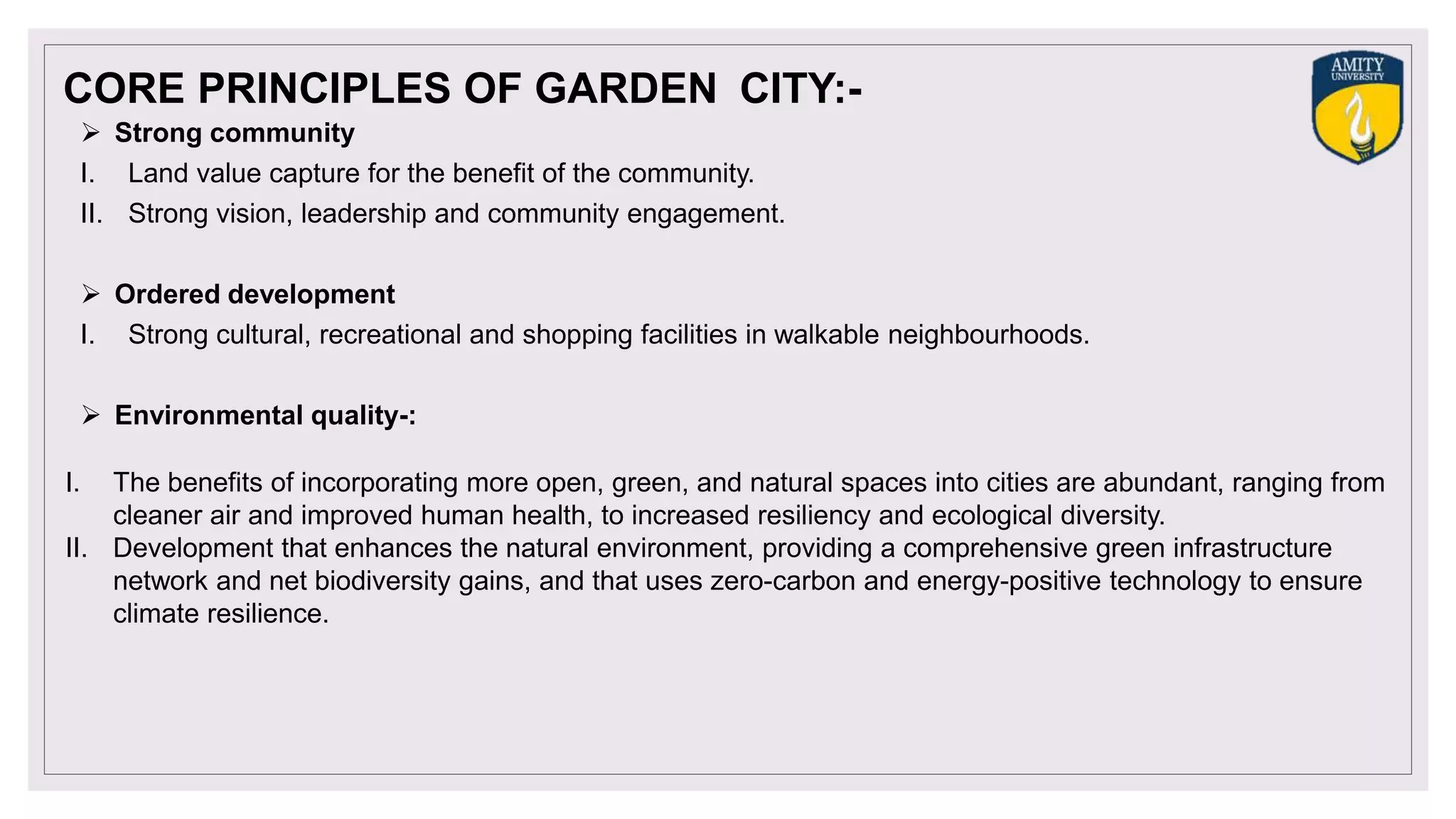 GARDEN CITY(garden city concept) | PPTX