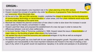 GARDEN CITY(garden city concept) | PPTX