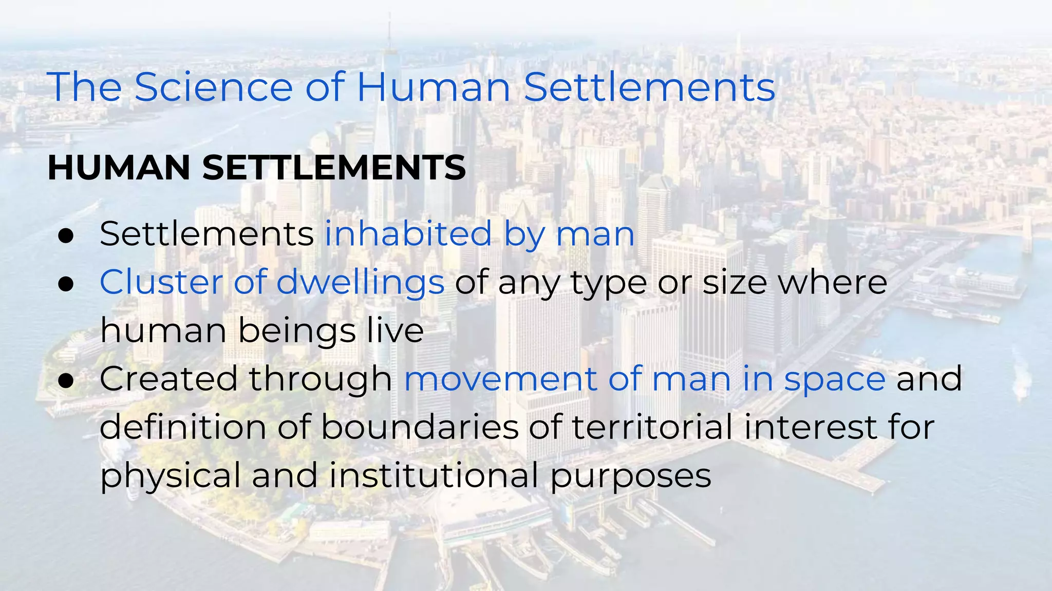 Human Settlements.pptx
