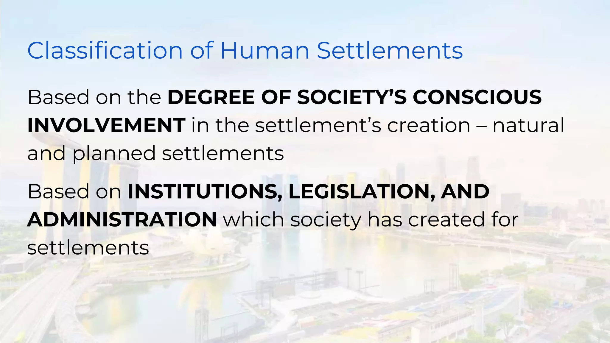 Human Settlements.pptx