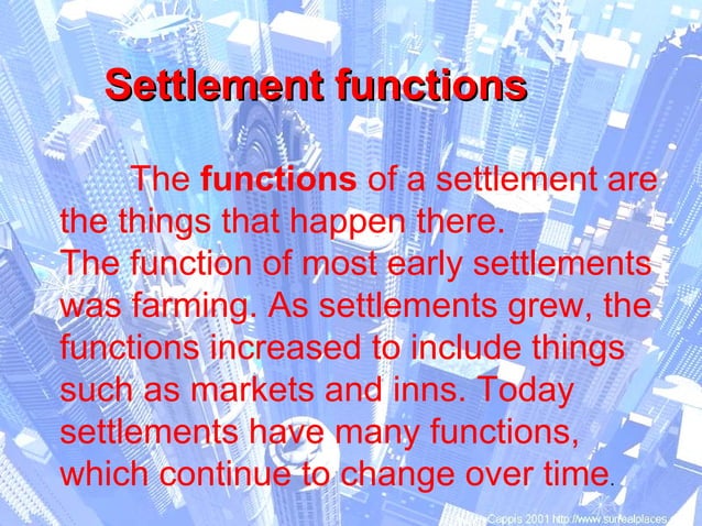 Human settlements 1 | PPT