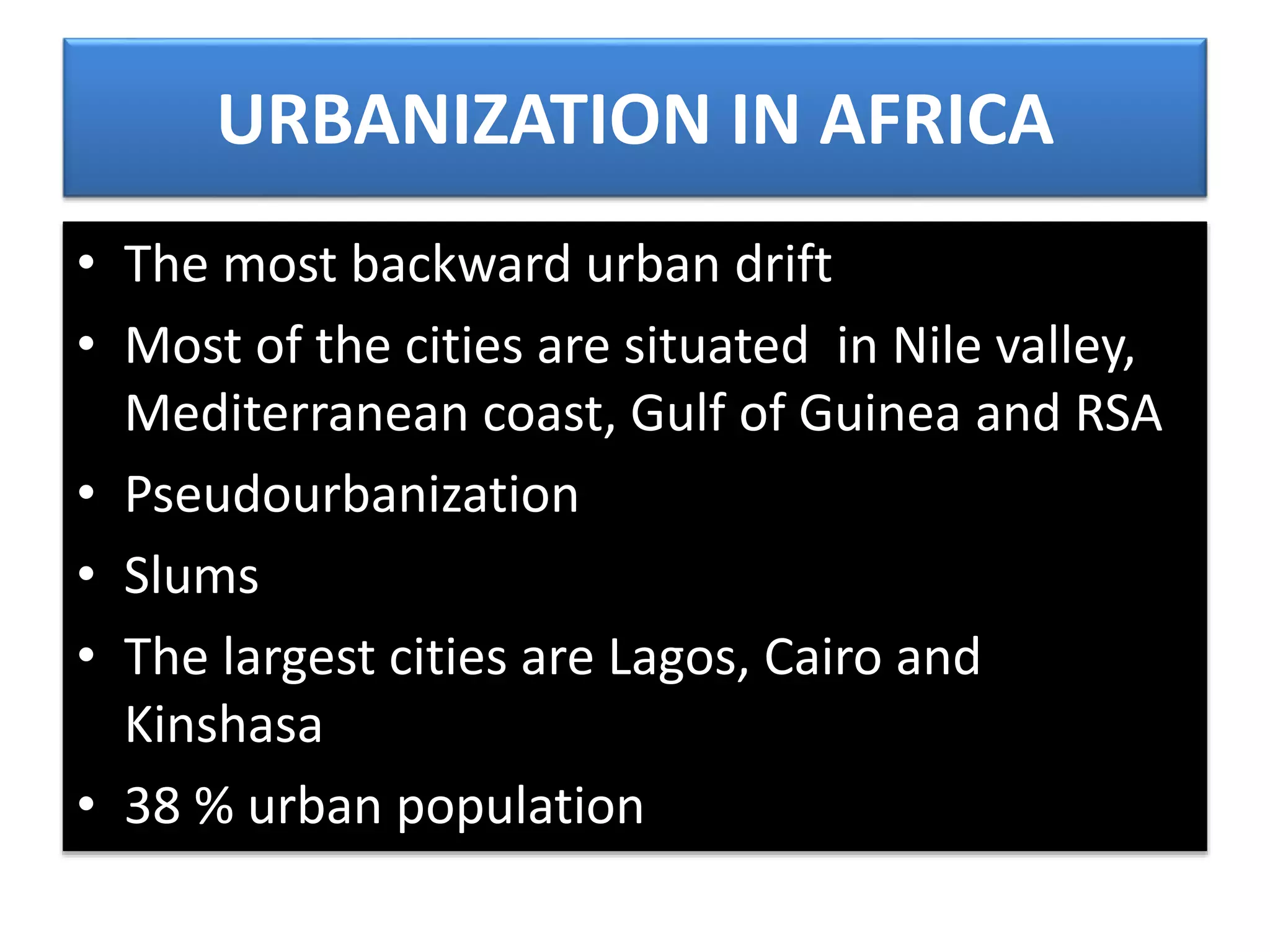 Human settlements and urban development lesson | PPSX