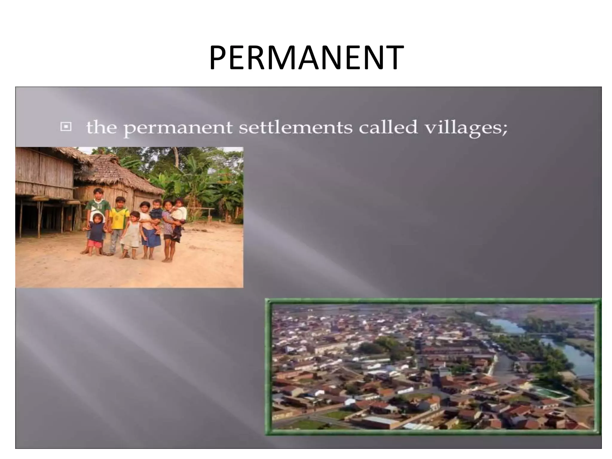 Human settlements and urbanization | PPTX