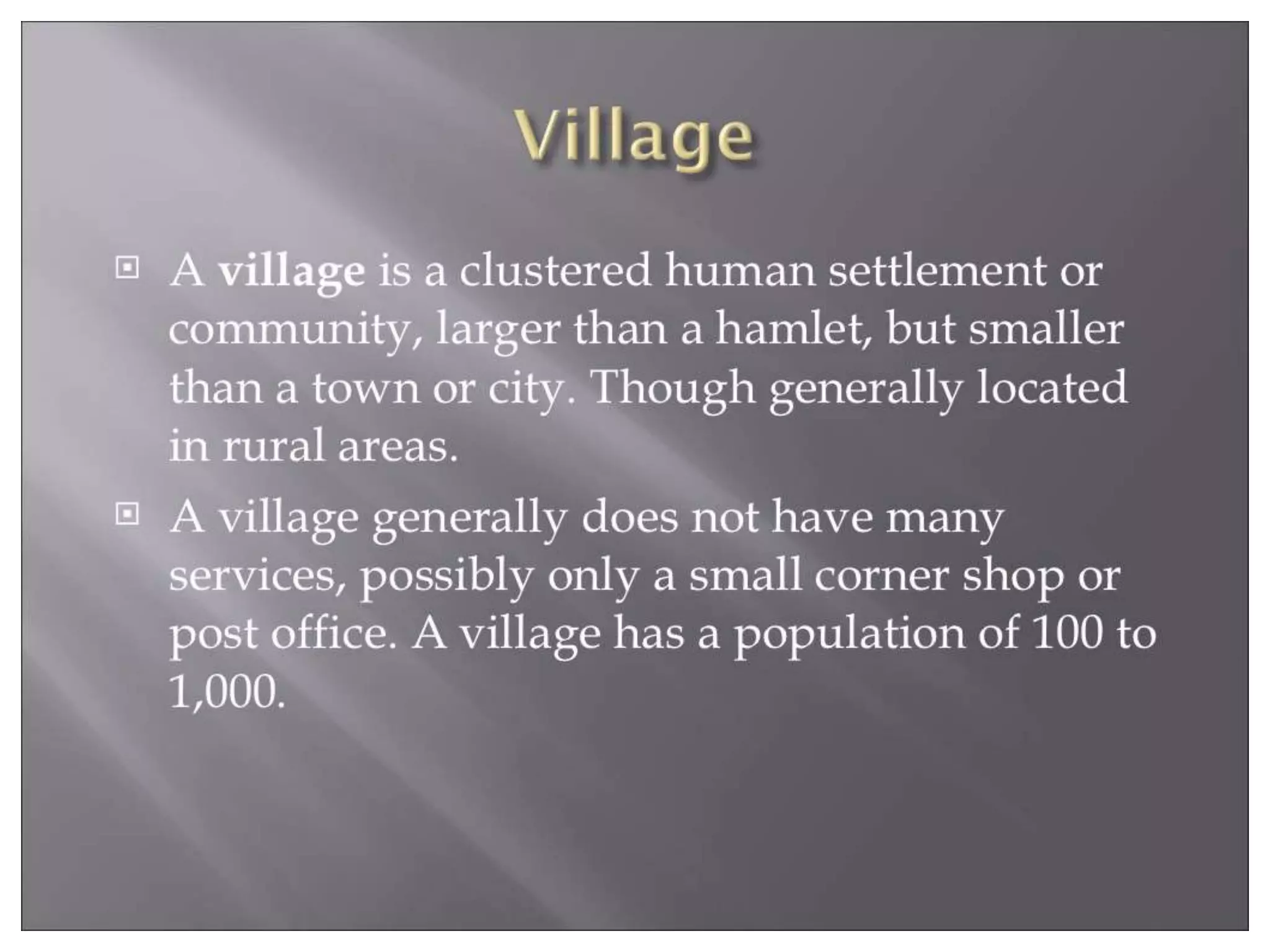 Human settlements and urbanization | PPTX