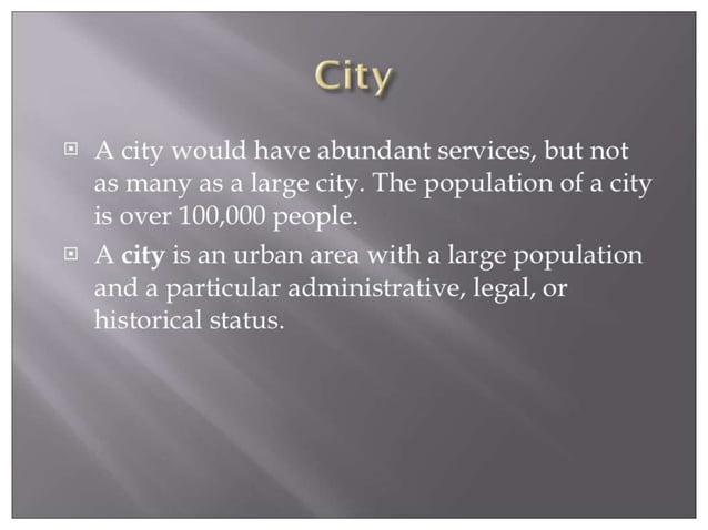 Human settlements and urbanization | PPTX