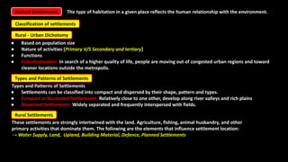 Human Settlements CUET geography ch 10.pdf