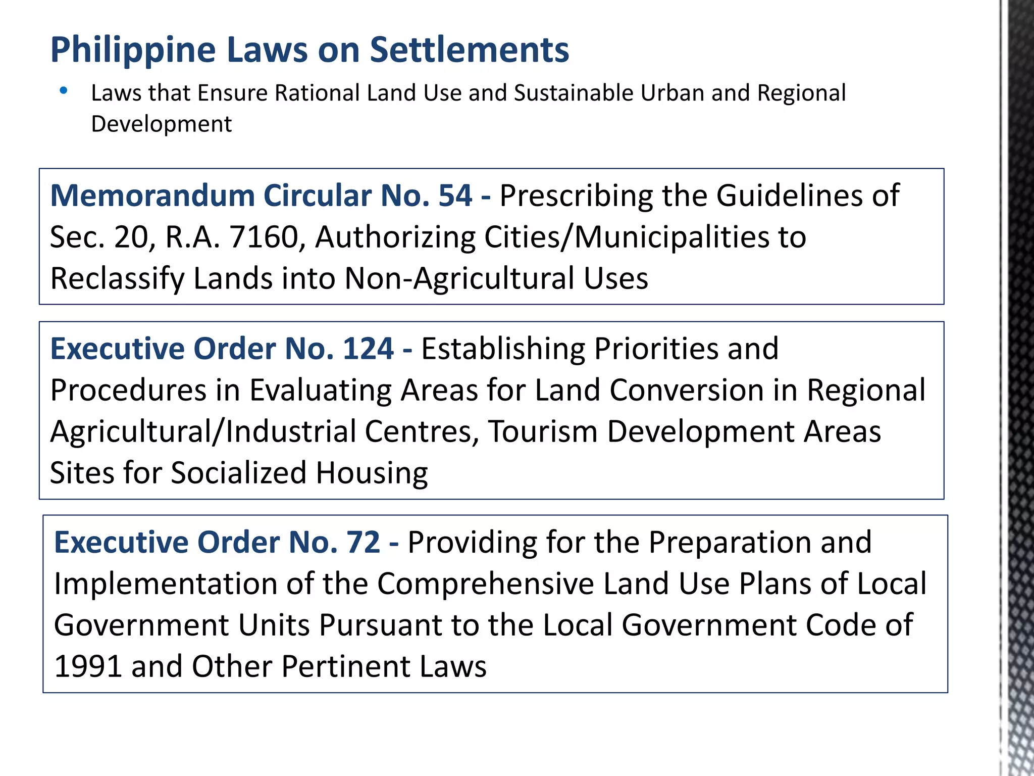Human Settlements Planning In The Philippines.pptx