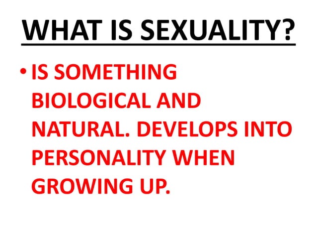 Human sexuality | PPTX