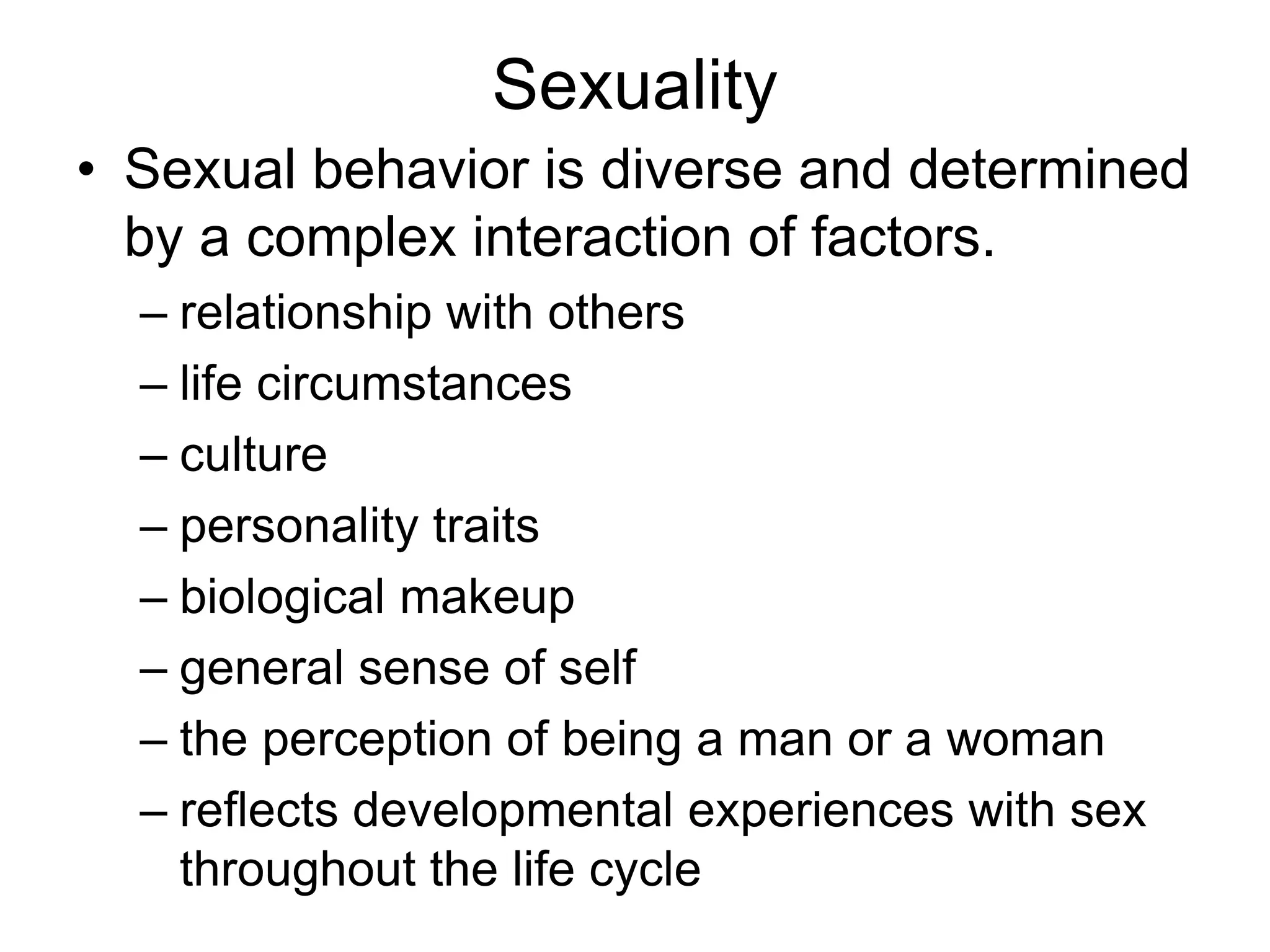 human sexuality dimension pyschological, | PPT