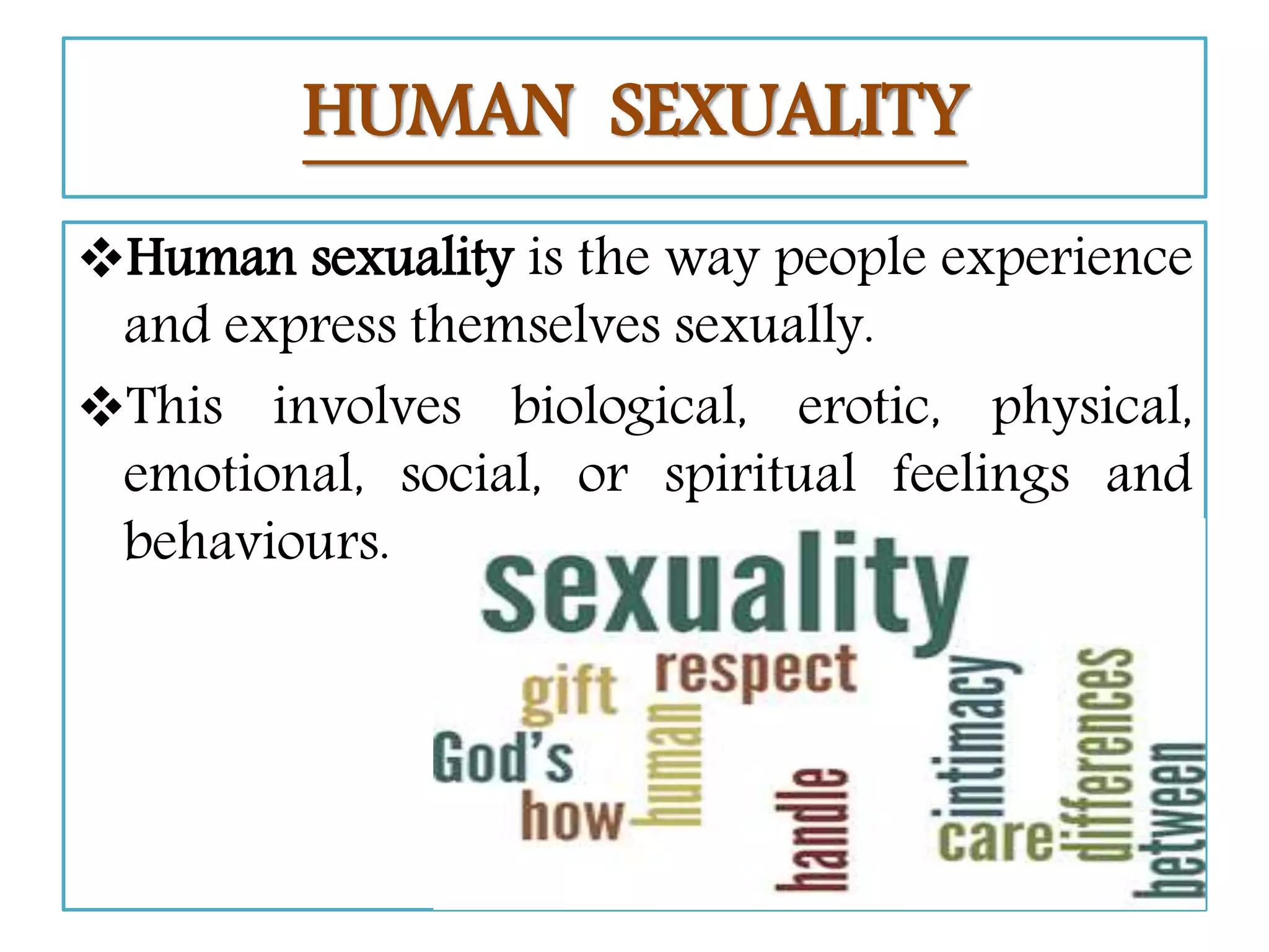 Human sexuality and human sexual response cycle | PPTX
