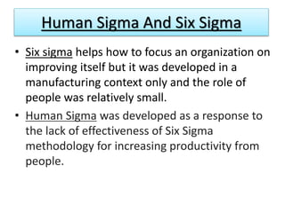 Human sigma | PPTX