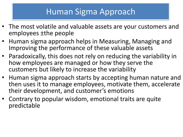 Human sigma | PPTX