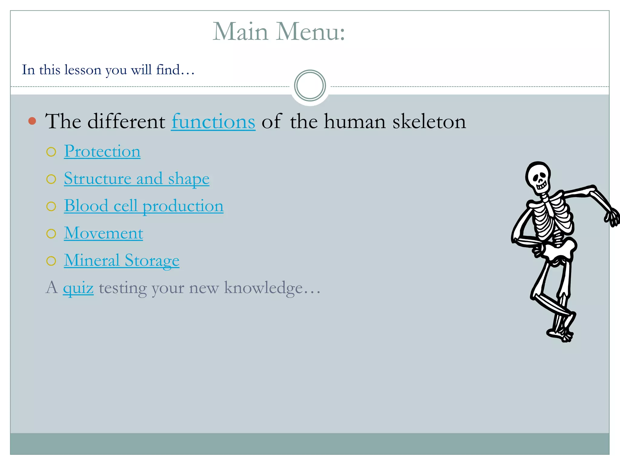 Human skeleton. | PPT