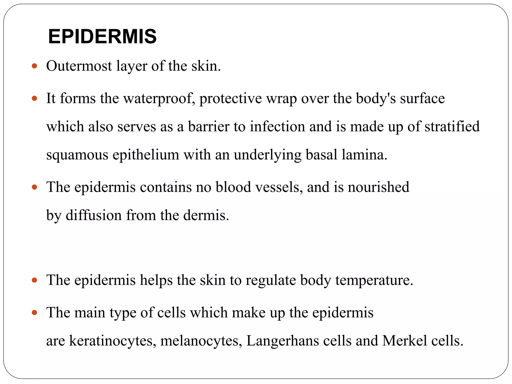 Introduction of Human skin | PPTX