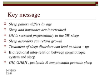 Human sleep and growth.2 ppt | PPT