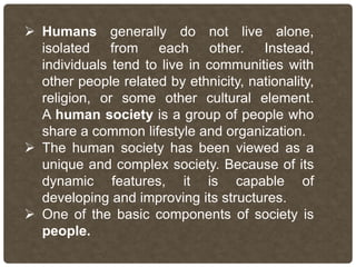 Human Society | PPTX