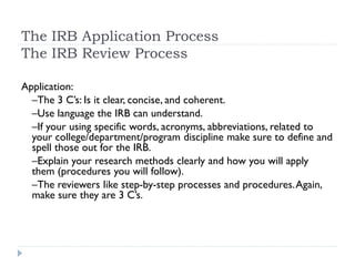 Human subject research topic for medical | PDF