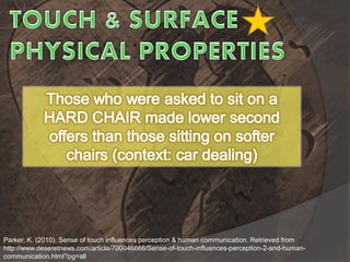 Human touch perception | PPT