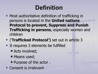 Human trafficking awareness | PPT
