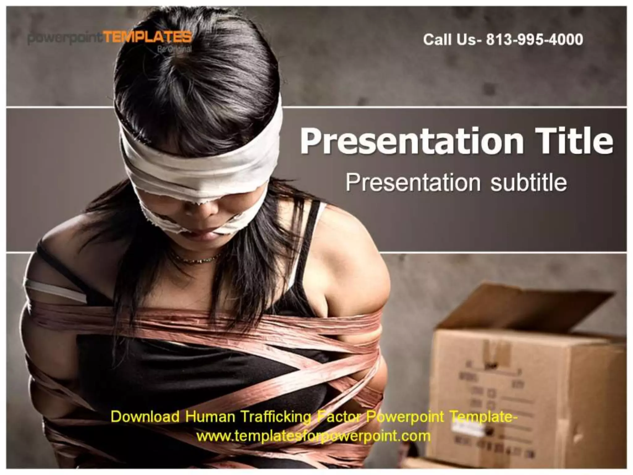 Human Trafficking Factor Powerpoint Template | PPTX