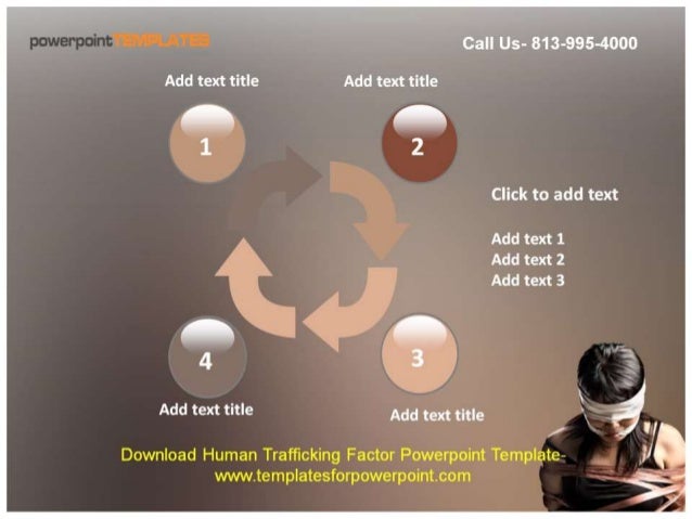 Human Trafficking Factor Powerpoint Template
