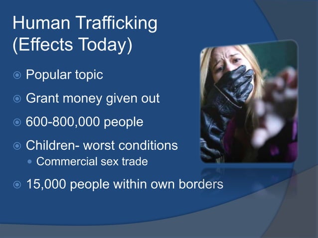Human Trafficking Ppt