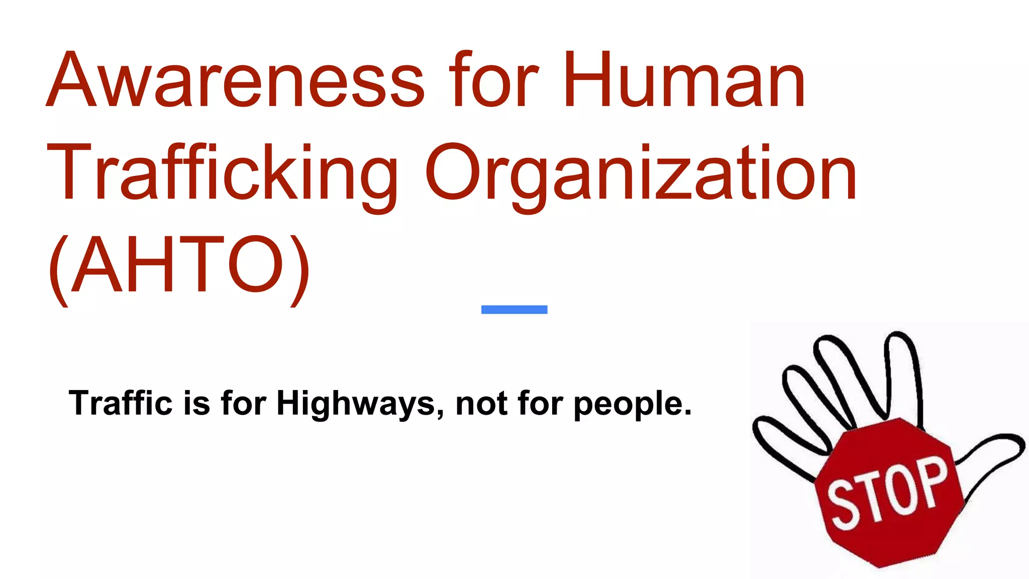 2017 Ambassador Leaders Community Action Plan - Human Trafficking | PPT