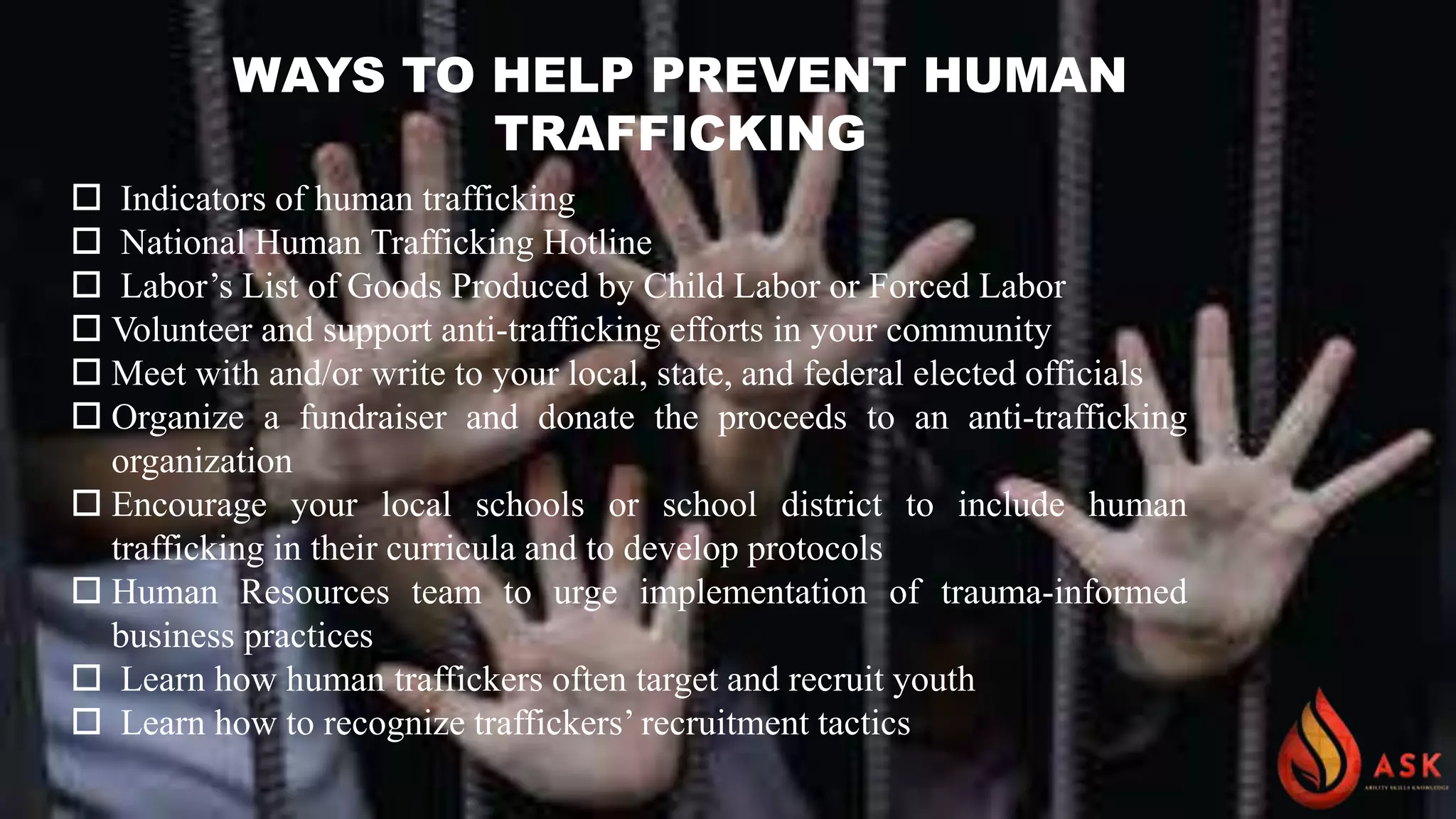 Human Trafficking | PPTX