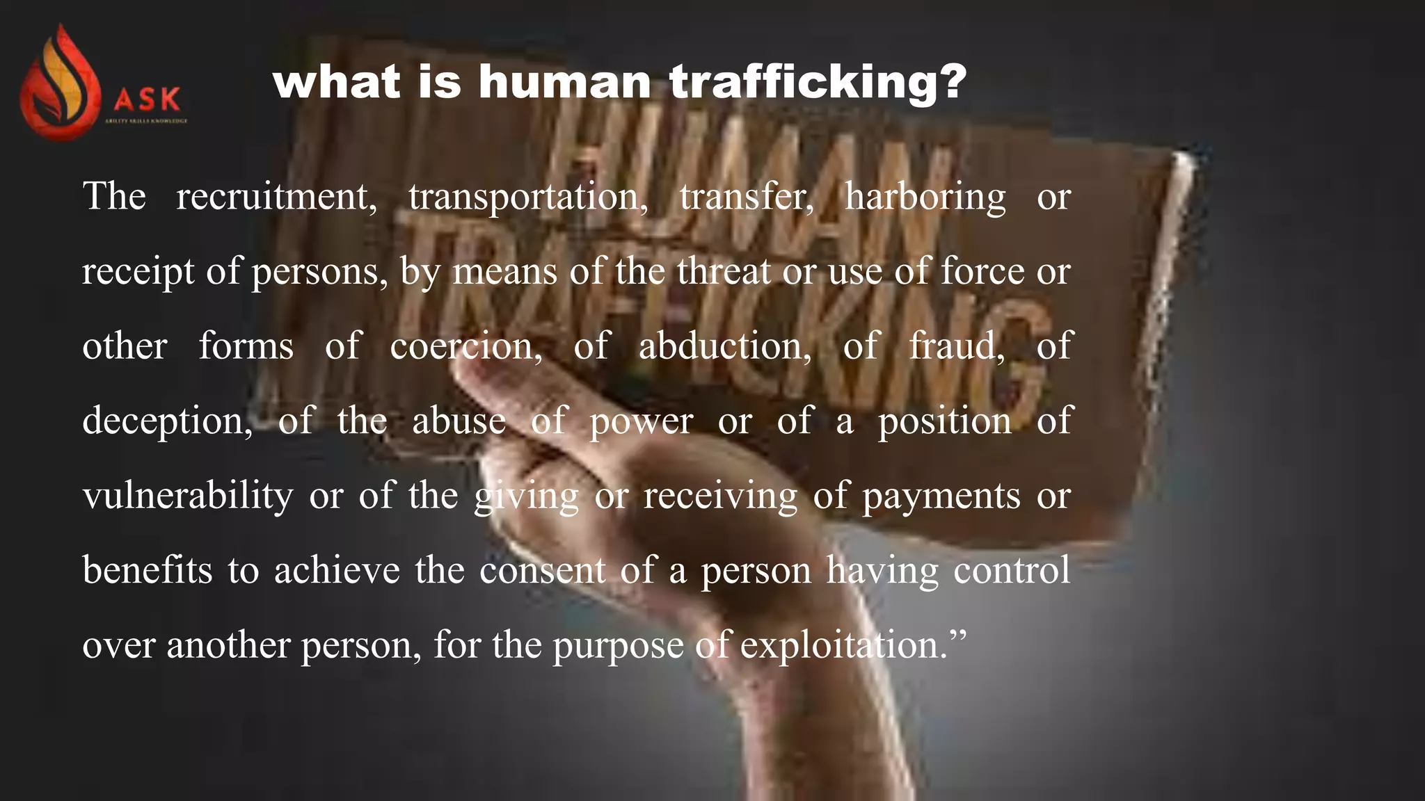Human Trafficking | PPTX