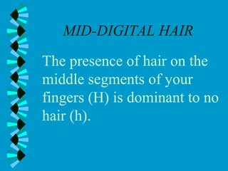 Human traits power point | PPT