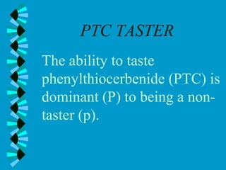 Human traits power point | PPT