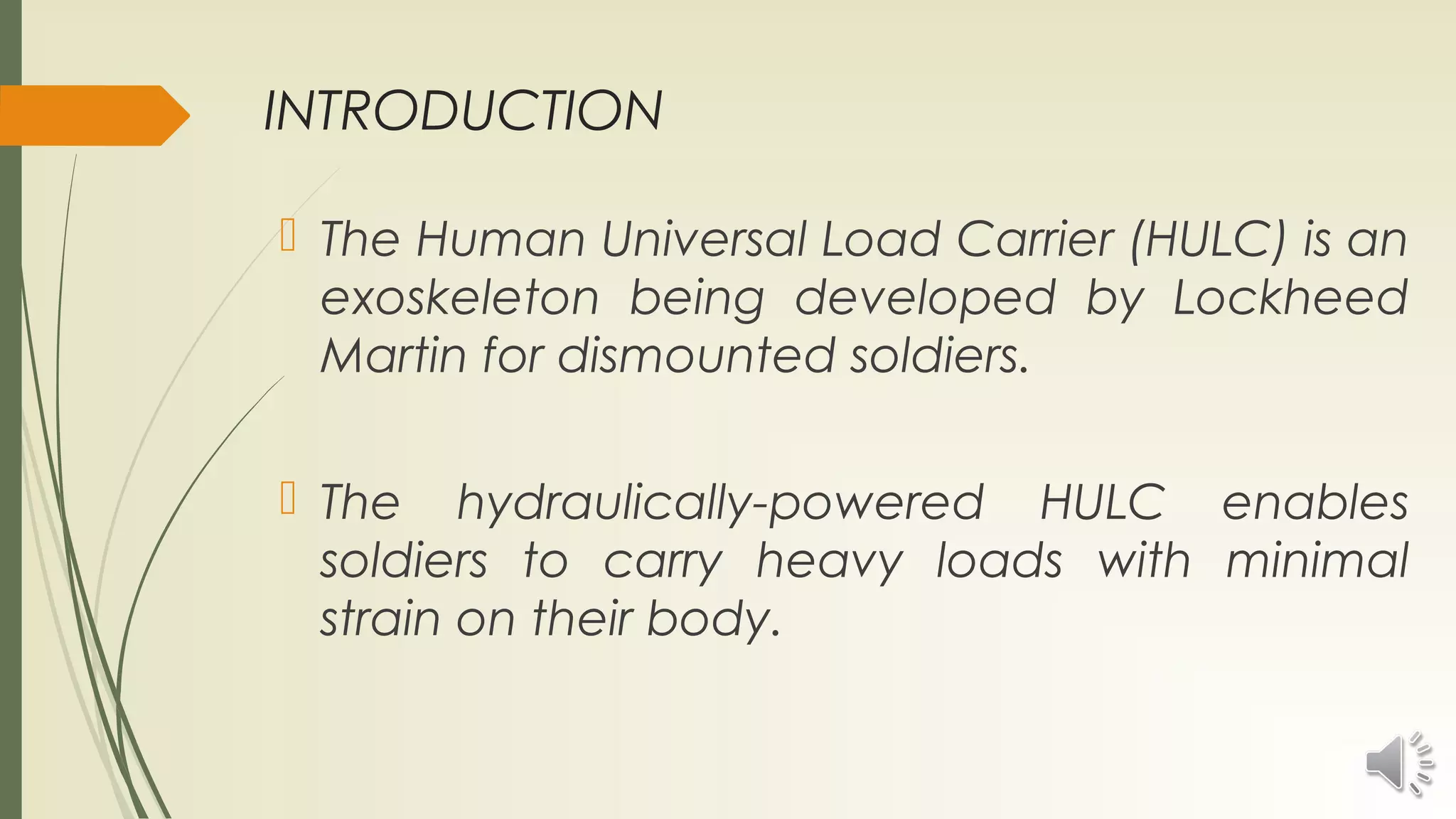 Human universal load carrier (hulc), united states of america | PPT