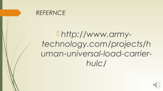 Human universal load carrier (hulc), united states of america | PPT