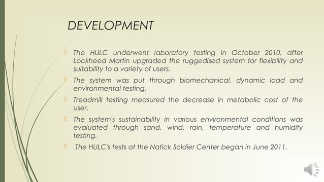 Human universal load carrier (hulc), united states of america | PPT ...