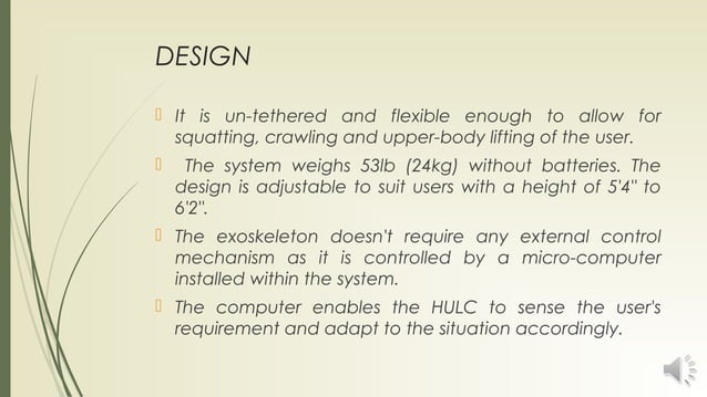 Human universal load carrier (hulc), united states of america | PPT ...